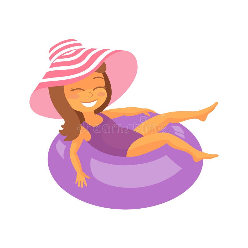 Beach Girl Stock Illustration Illustration Of Tropical 29931559