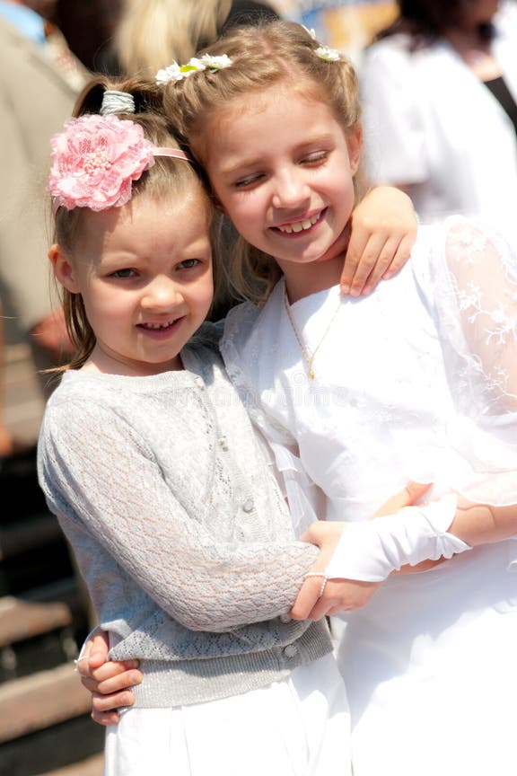 Happy girls stock image. Image of lacy, girls, children - 24938899