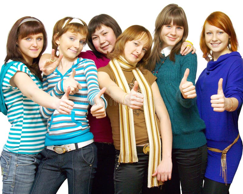 Happy girls stock photo. Image of laugh, student, happy - 9440534