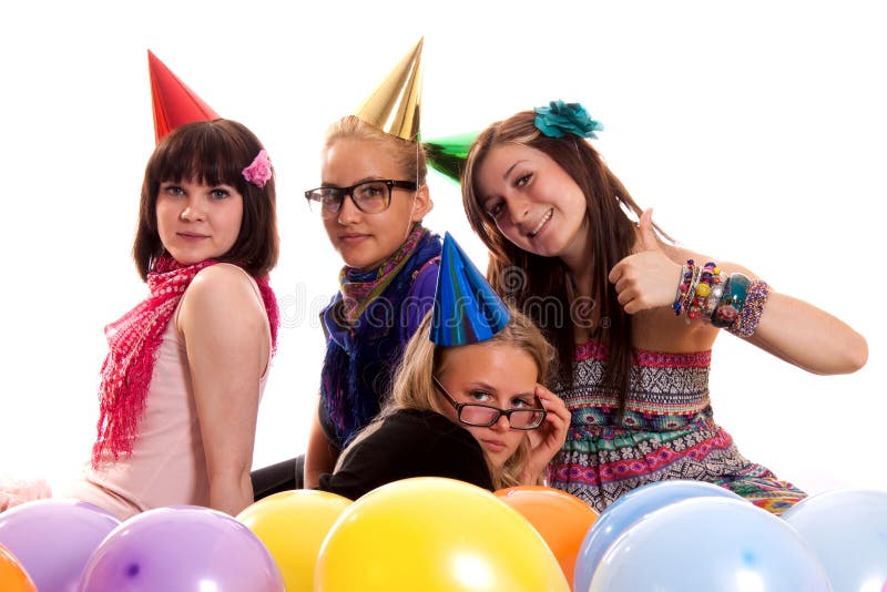 Happy girls having fun stock image. Image of positivity - 14385563