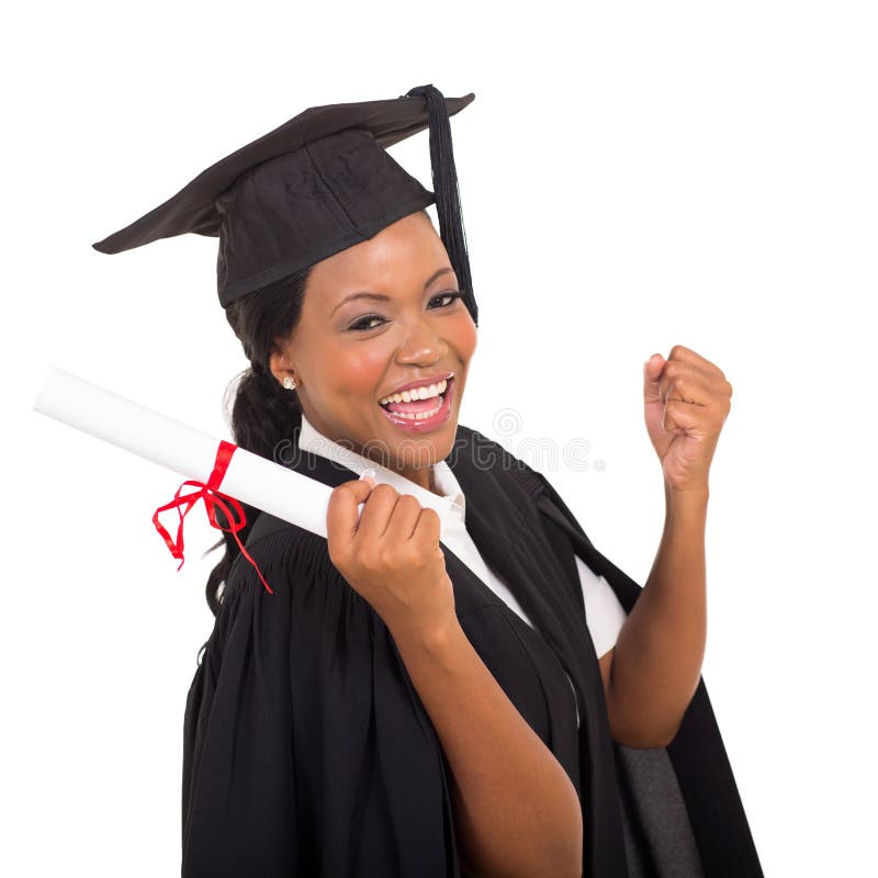 Happy graduate student stock image. Image of education - 52813881