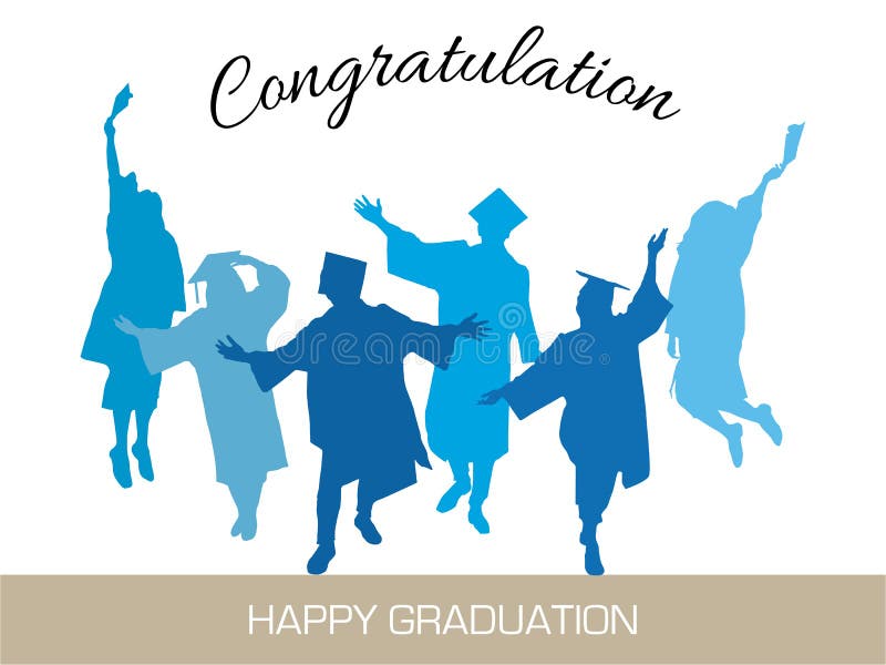 Happy Graduation day stock vector. Illustration of graduate - 191466991