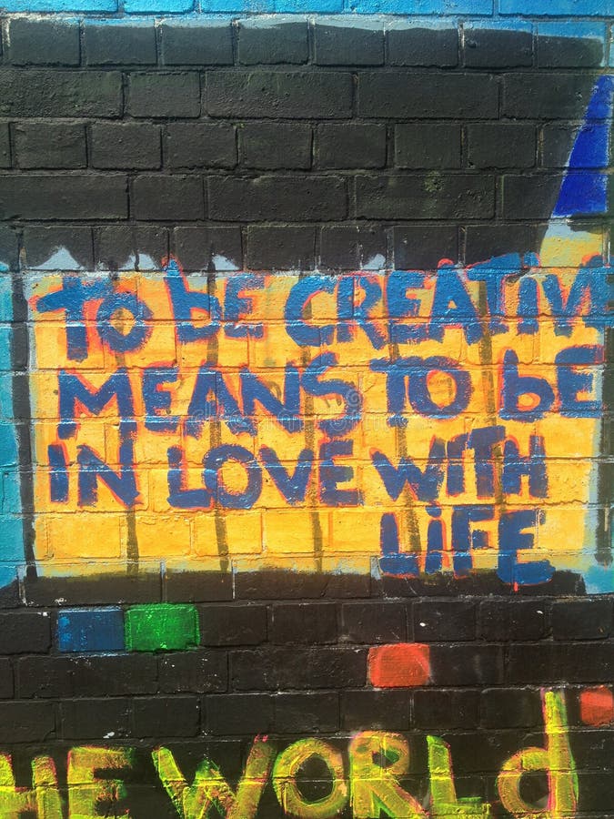 Friendly on-wall graffity stock image. Image of style - 5737225