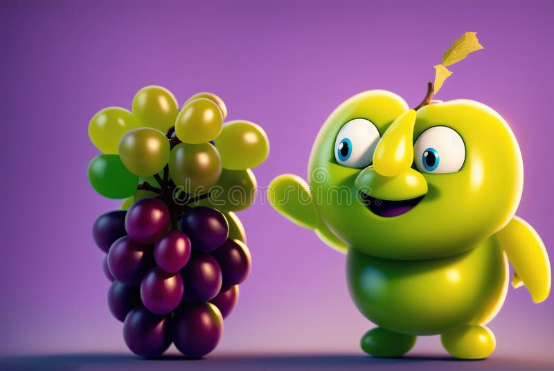 Happy Grapes stock photo. Image of joyful, creature - 314499268