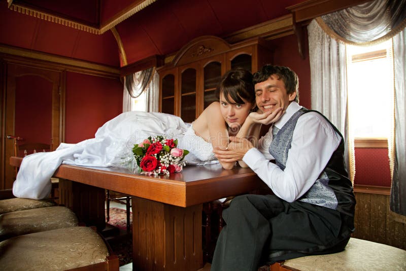 Happy groom stock image. Image of pleased, groom, holding - 25354147