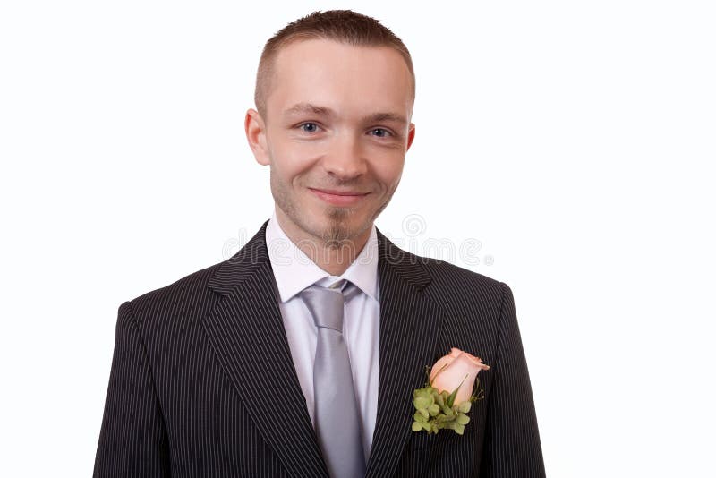 Happy groom stock photo. Image of classy, beard, face - 61028964