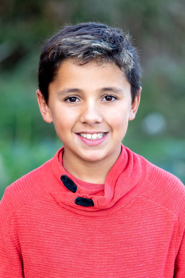 Happy guy with red jersey stock image. Image of outdoor - 163040945