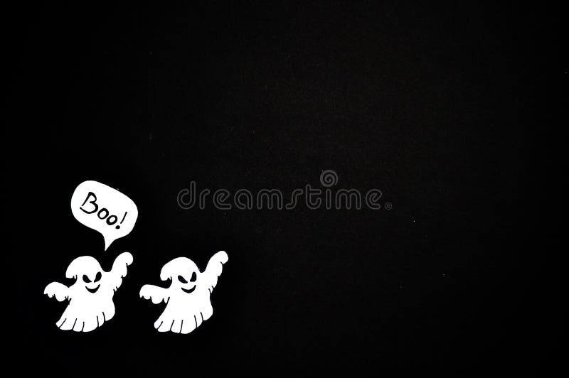 Funny Ghosts with Boo Write Stock Image - Image of font, poster: 340991857