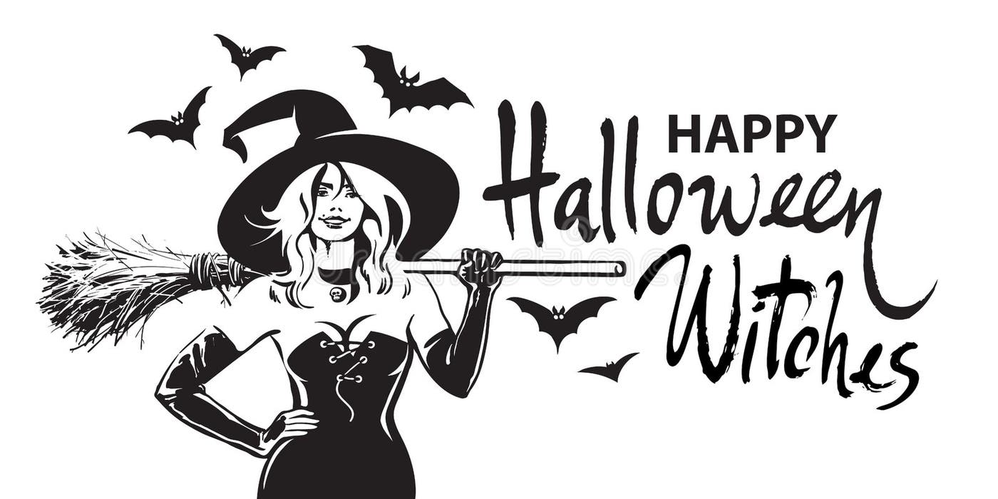 Sexy Halloween Witch Drawing Stock Illustrations 168 Sexy Halloween Witch Drawing Stock