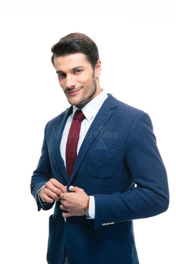 Handsome Businessman Sitting on the Office Chair Stock Photo - Image of ...