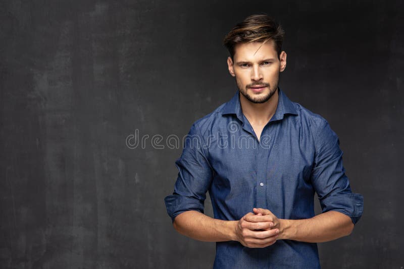 Happy handsome man stock image. Image of businessman - 137444229