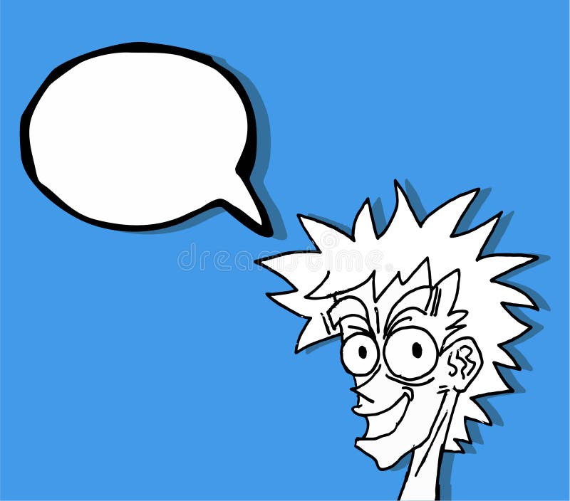 Comic talking stock vector. Illustration of face, opinion - 21811779