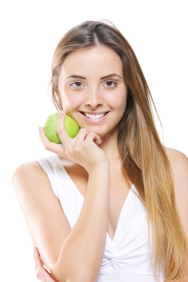 Happy healthy girl stock photo. Image of blonde, beautiful - 25902296