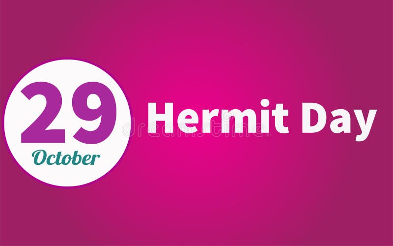 Hermit Day Stock Illustrations – 41 Hermit Day Stock Illustrations ...