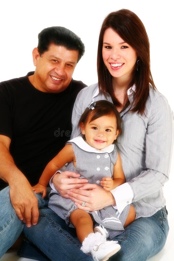 Beautiful Hispanic Baby Girl Stock Image - Image of brunette, hispanic ...