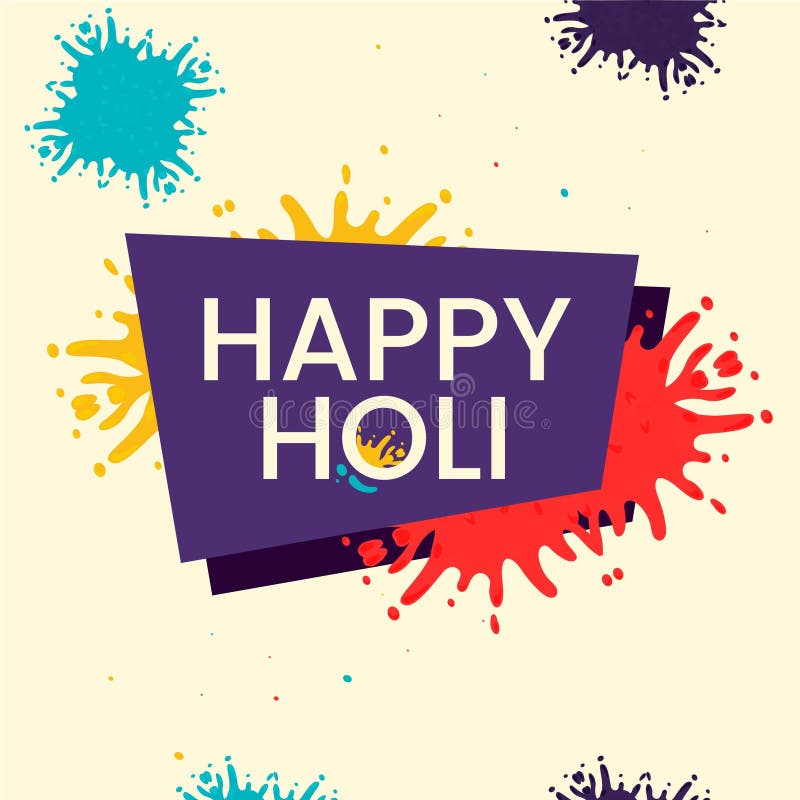 Happy Holi banner design stock vector. Illustration of panchami - 243449497