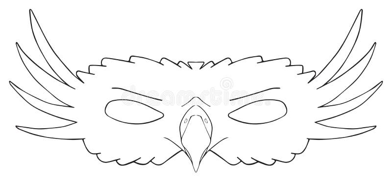 Printable Eagle Mask