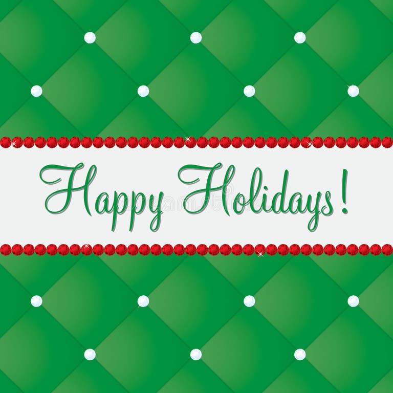 Merry Christmas bling card stock vector. Illustration of jewelry ...