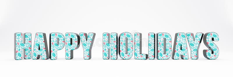 Happy Holidays Word Art Stock Illustrations – 3,629 Happy Holidays Word ...