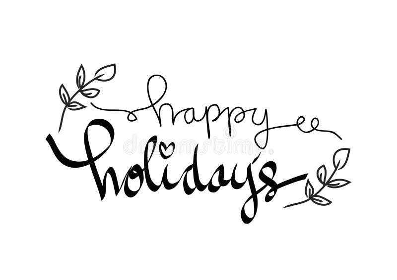 Happy Holidays Word Art Stock Illustrations – 3,629 Happy Holidays Word ...