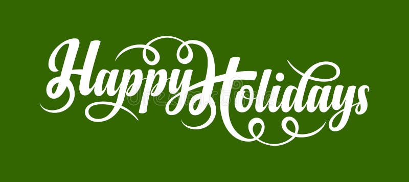 Happy Holidays Script Stock Illustrations – 4,499 Happy Holidays Script ...