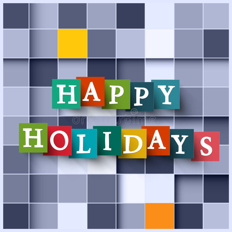 Happy Holidays Word Art Stock Illustrations – 3,109 Happy Holidays Word ...