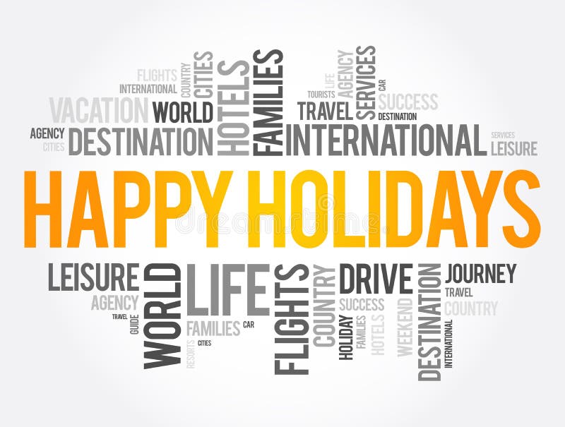 Seasonal Holiday Word Cloud Stock Illustrations – 726 Seasonal Holiday ...