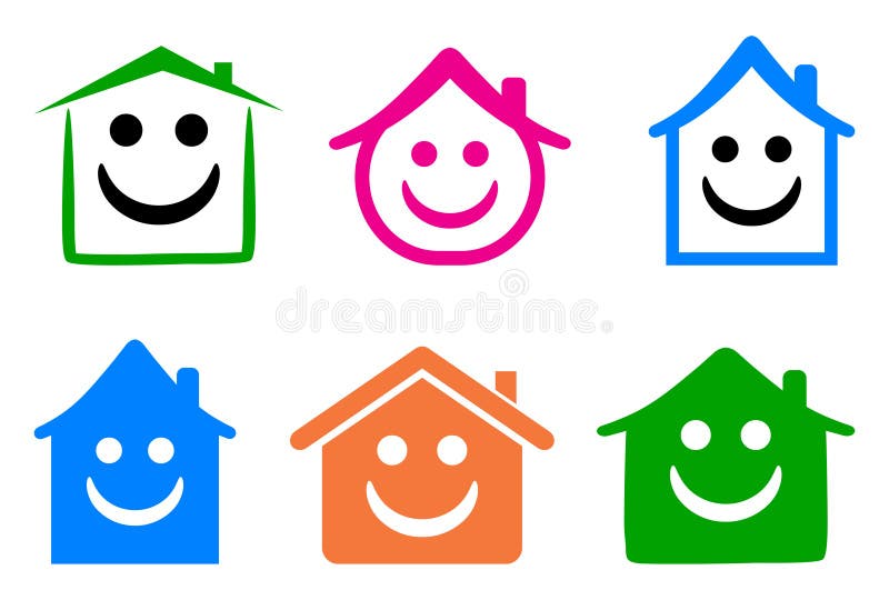 Dimensional house icons stock vector. Illustration of icon - 16850109