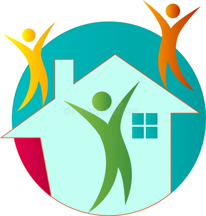 Happy home stock vector. Illustration of life, happy - 43797067