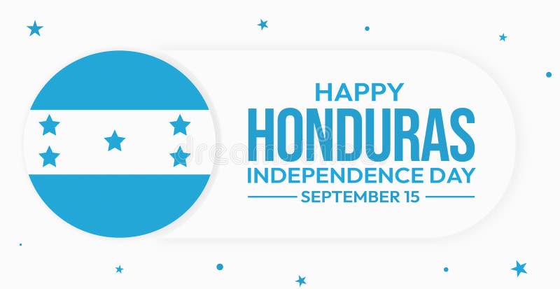 Happy Honduras Independence Day Wallpaper with Flag and Typography on ...