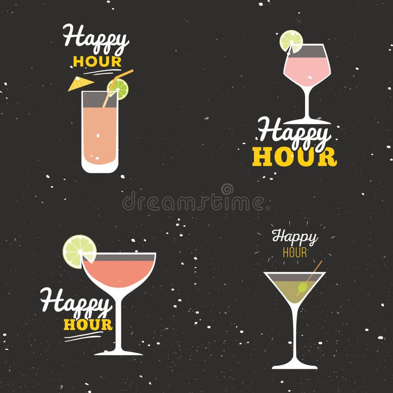 Happy Hour Clipart Stock Illustrations – 531 Happy Hour Clipart Stock ...