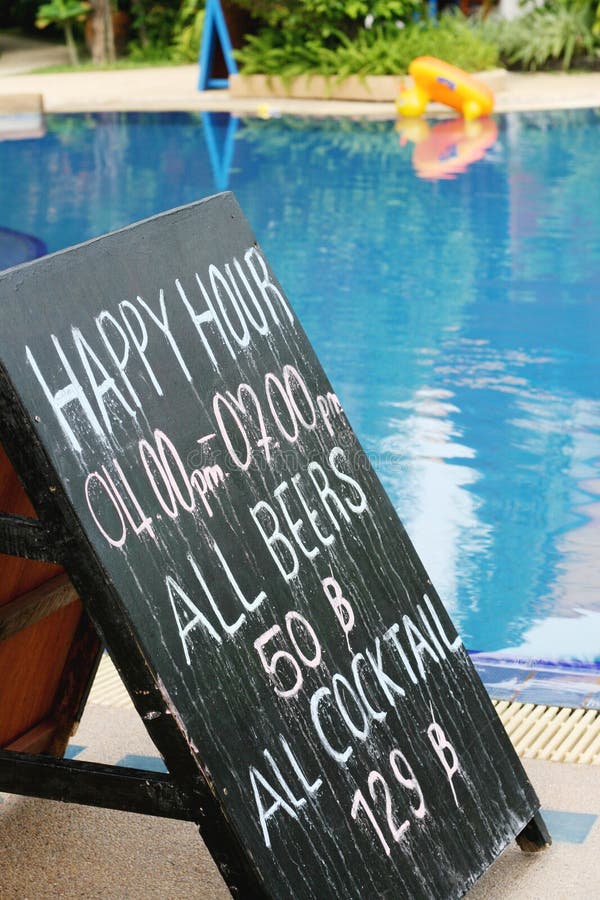 Happy hour sign stock image. Image of holiday, alcohol - 6090321
