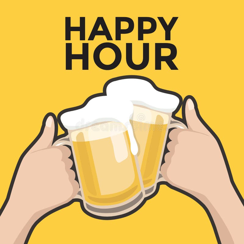 Happy Hour Gathering Stock Illustrations – 74 Happy Hour Gathering ...