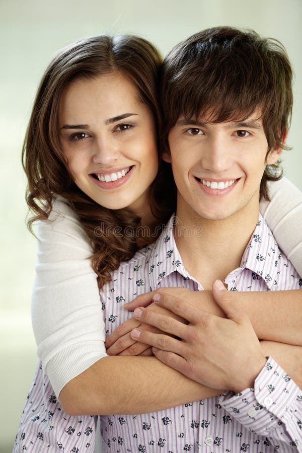 Happy hug stock image. Image of brunet, hands, caucasian - 26816879