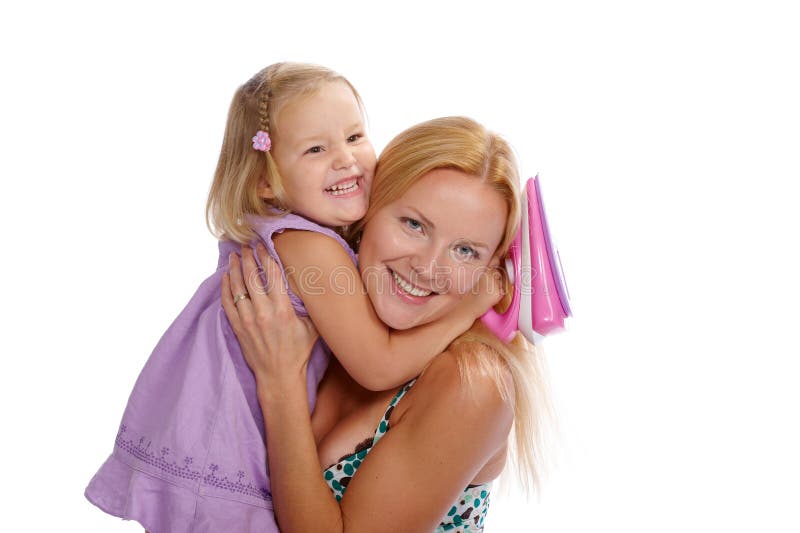 Happy hugs stock photo. Image of family, parent, mother - 11100796