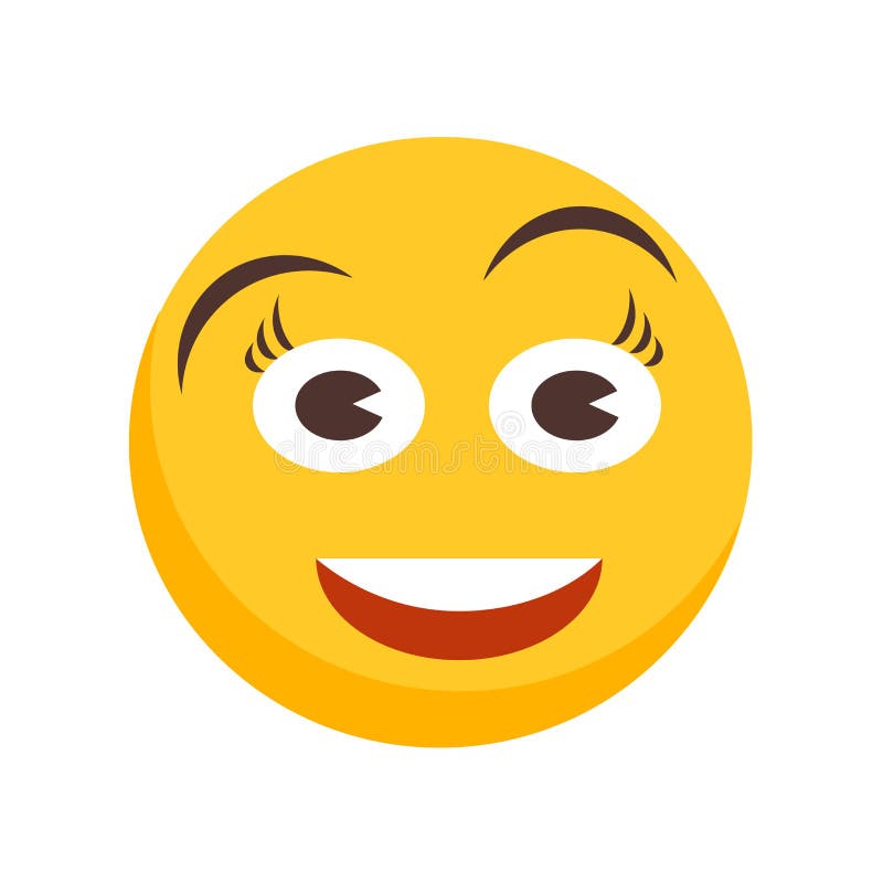 Happy Icon Vector Isolated on White Background, Happy Sign Stock Vector ...