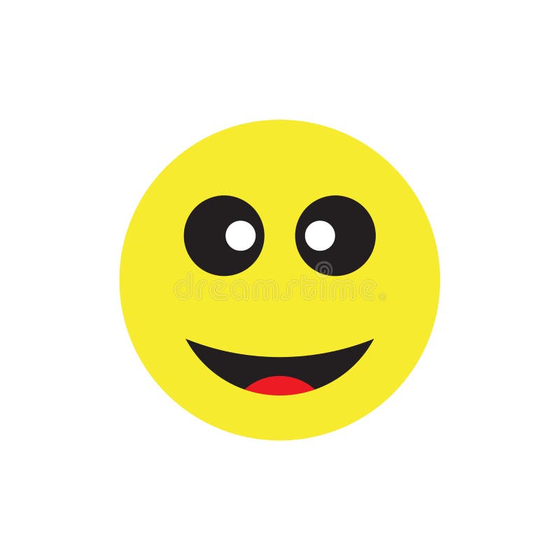 Happy Icon Vector Sign and Symbol Isolated on White Background, Happy ...