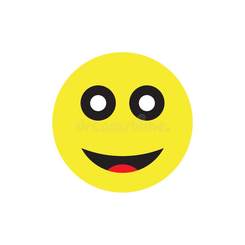 Happy Icon Vector Sign and Symbol Isolated on White Background, Happy ...