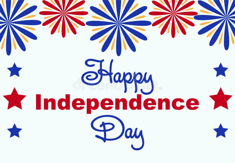 Happy Independence Day Banner USA, 4th of July, Flag of USA. Stock ...