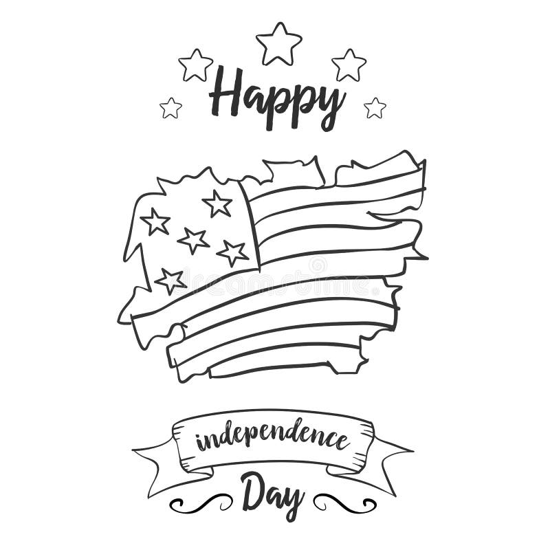 Happy Independence Day Card Collection Stock Vector - Illustration of ...