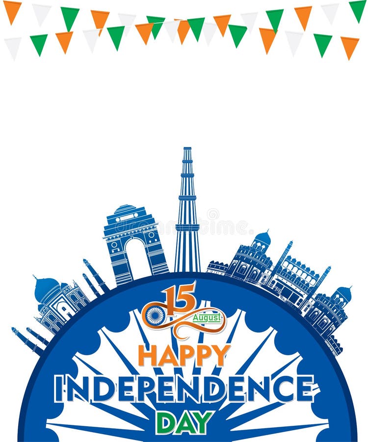 Happy Independence Day Design Stock Vector - Illustration of happy ...