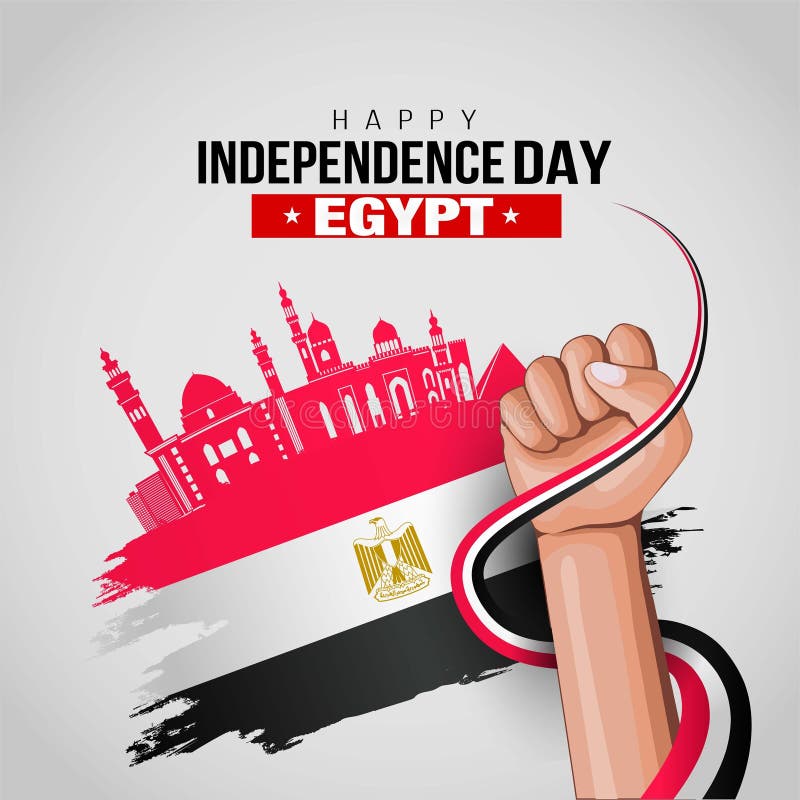 Happy Independence Day Egypt Vector Template Design Illustration Design ...