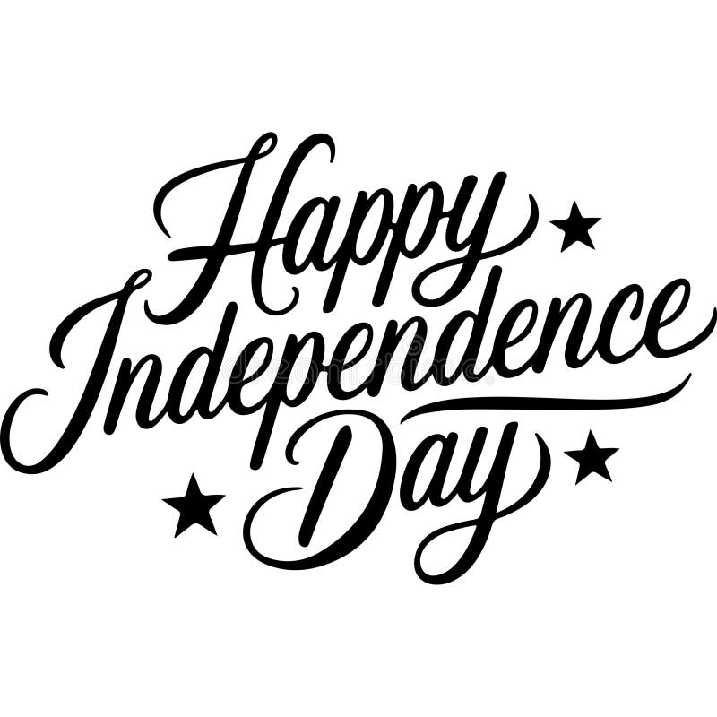 Independence Day Font Stock Illustrations – 21,109 Independence Day ...
