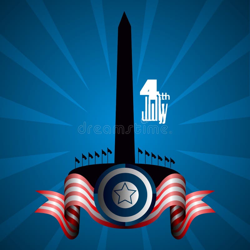 Happy independence day stock vector. Illustration of poster - 93508620