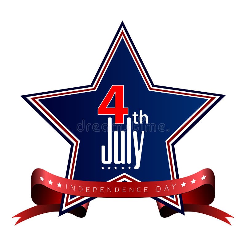 Happy independence day stock vector. Illustration of america - 93508845