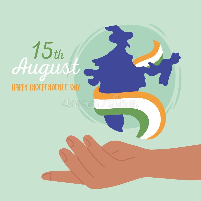 Independence Day India Hand Stock Illustrations – 1,190 Independence ...