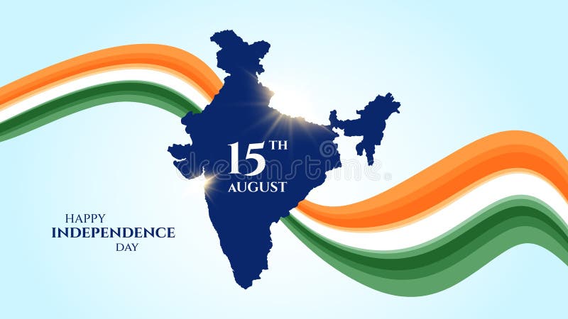 Happy Independence Day. 15th August Celebration Stock Vector ...