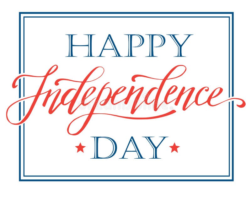 Happy Independence Day, Vector Illustration Stock Vector - Illustration ...