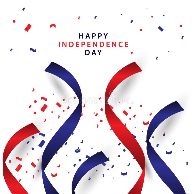 Happy Independence Day Vector Template Design Illustration Stock Vector ...