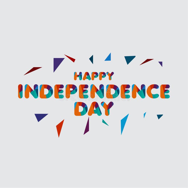 Happy Independence Day Vector Template Design Illustration Stock Vector ...